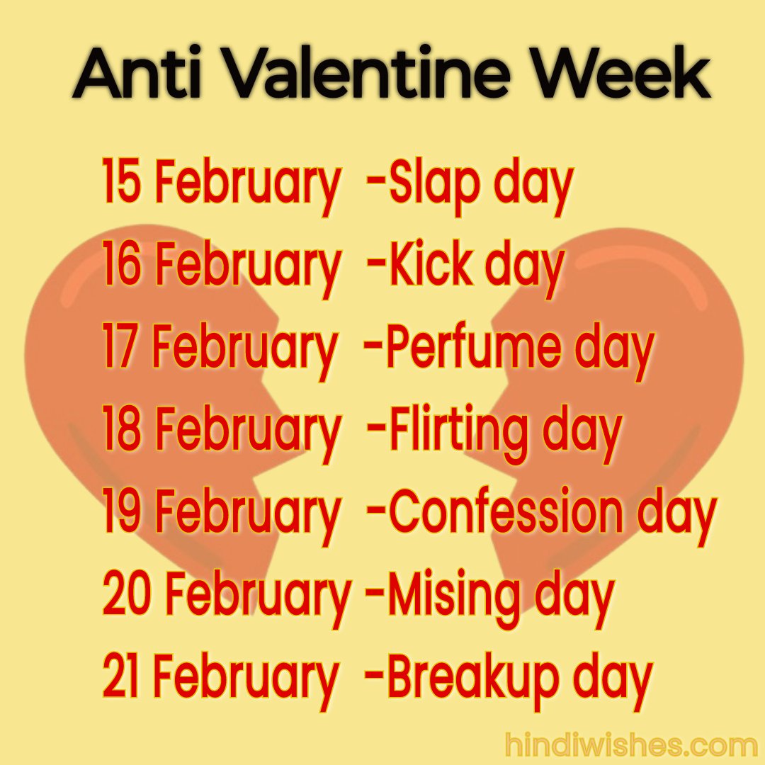 Valentine Week Days Best Full List In Feb 2025 - HindiWishes.com